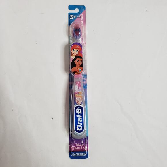 Oral-B | Bath | Oralb Kids 3 Disney Princess Toothbrush Extra Soft Pink ...